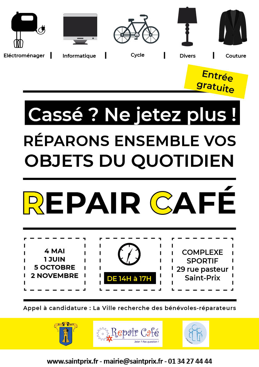 2018-11 affiche Repair café - Jpeg - Bienvenue sur le site de la Ville ...